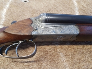 Merkel Suhl M 147E 12/70 Mélyvésett Dupla Sörétes Vadászpuska