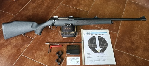 Sauer 202 Outback 9,3x62, bordázott cső, Leupold 30mm QR szerelék, 2 tár